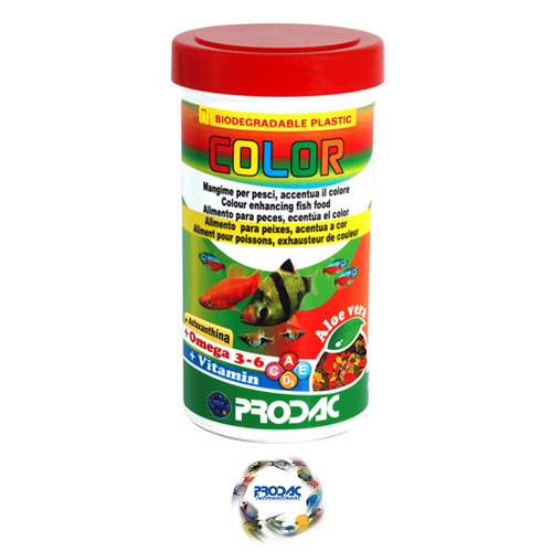 Prodac color, מזון מחזק צבע לדגים טרופיים