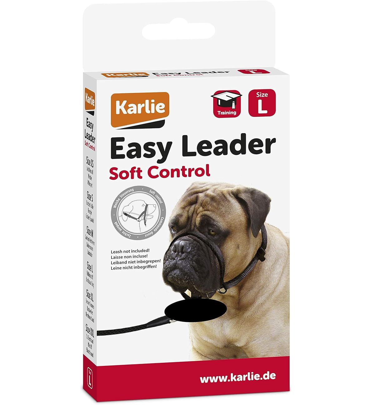 Easy Leader איזי לידר רתמת פנים נגד משיכות לכלבים