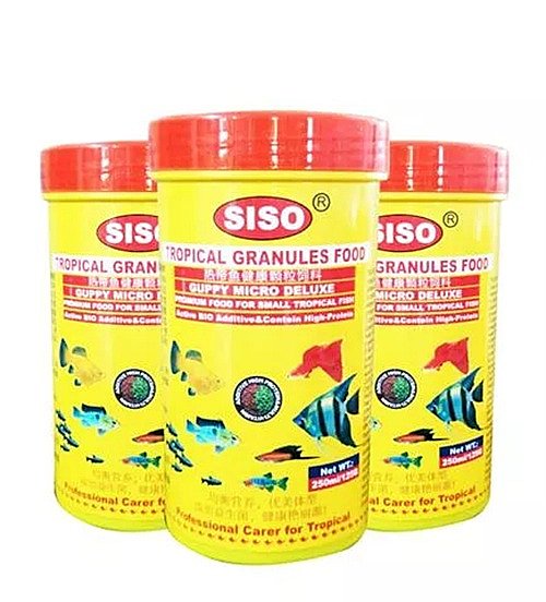 Siso סיסו 1000 מ''ל מזון מגורען לדגים טרופיים